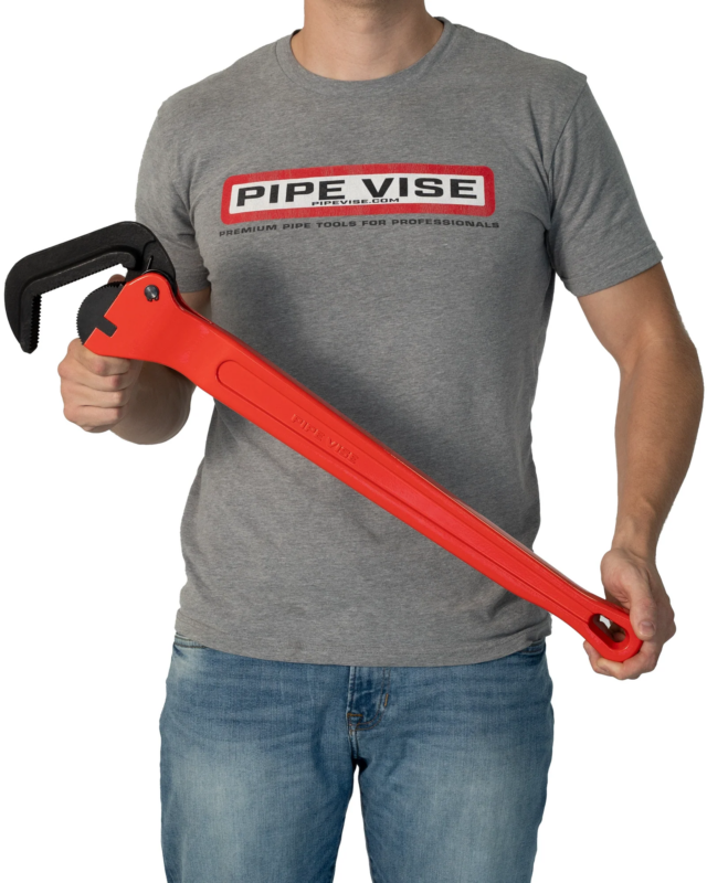 מפתח צינורות מאלומיניום עם נעילה אוטומטית 3" Pipe Vise - בר-גל